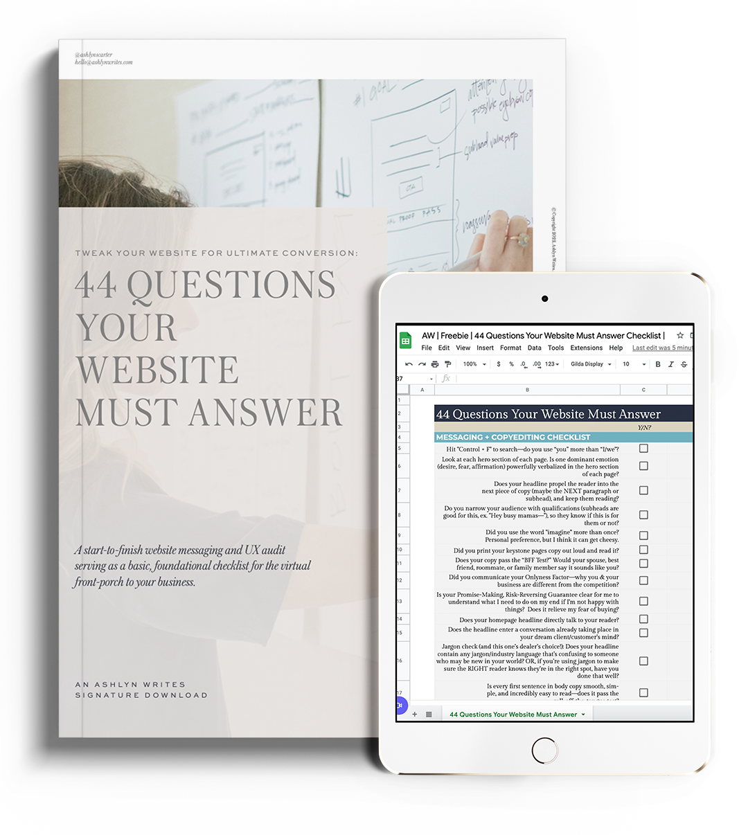 {FREE} 44 Questions Your Website Must Answer