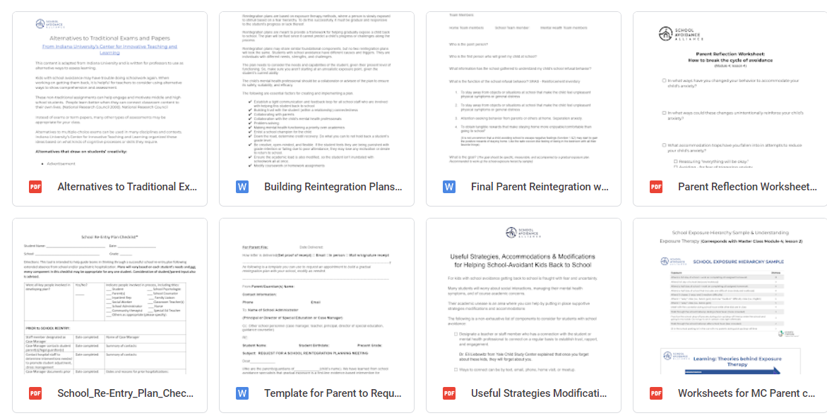 School Avoidance Master Class For Parents